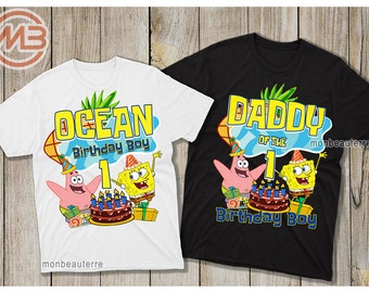 Spongebob Family Birthday Shirt - Etsy