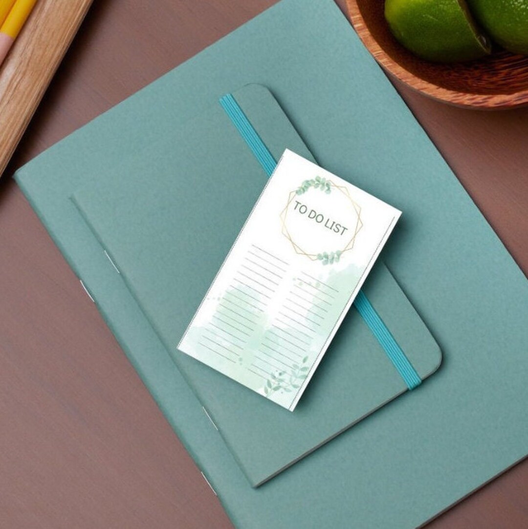 Set of 3 Erasable and Reusable To-do Lists in Water Green - Etsy