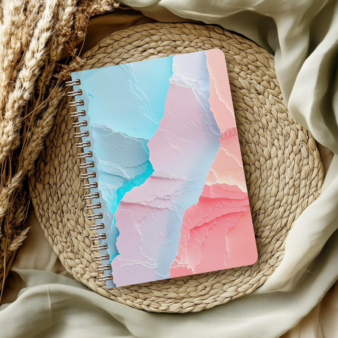 Colorful Spiral Notebook - Fun & Modern Journal, Planner, Stationery ...