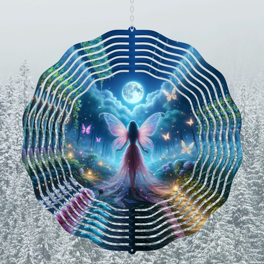 Fairy Wind Spinner Digital Design | 5 PNG Files | DIY Wind Spinner ...