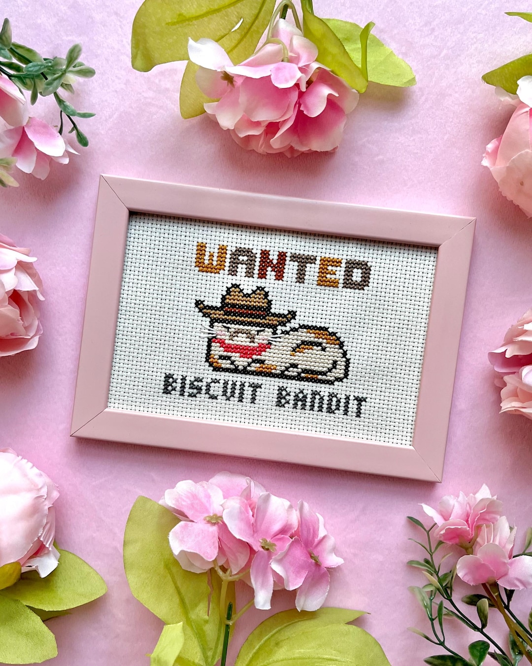 WANTED Biscuit Bandit Cowboy Cat Cross Stitch Pattern - Cat Lovers Club ...