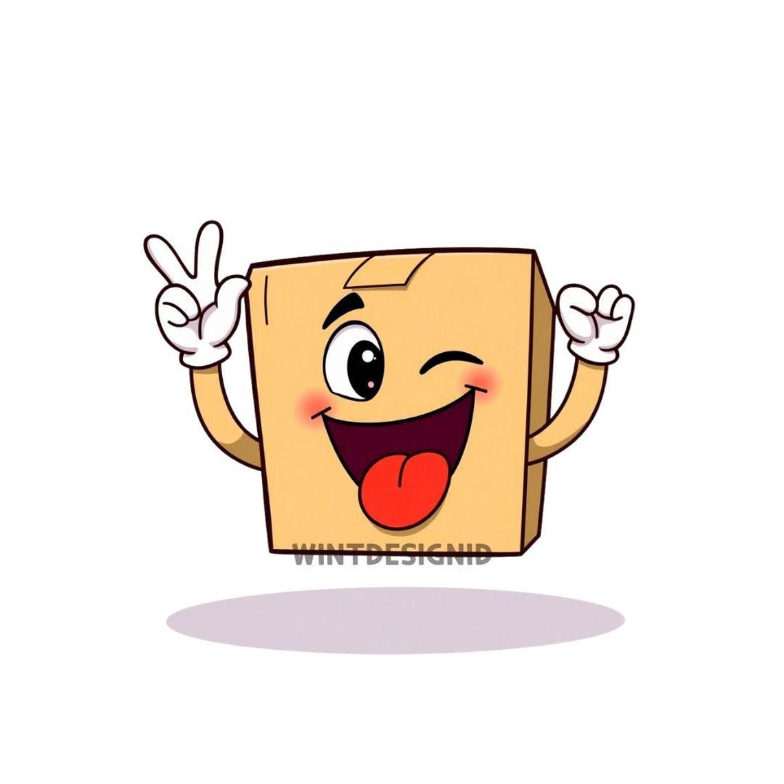 Cute Cardboard Box Mascot Vector Pack | Cartoon Packaging Character ...