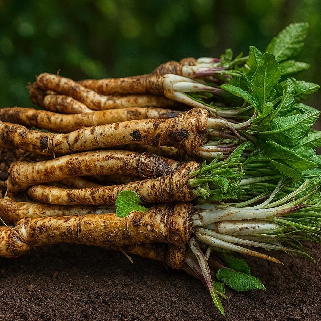Big Top Horseradish Roots for Planting: Long Lasting Edible Perennial ...