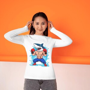 Boxing Shark Cartoon Vector Set | Digital Download | 8 PNG and SVG ...