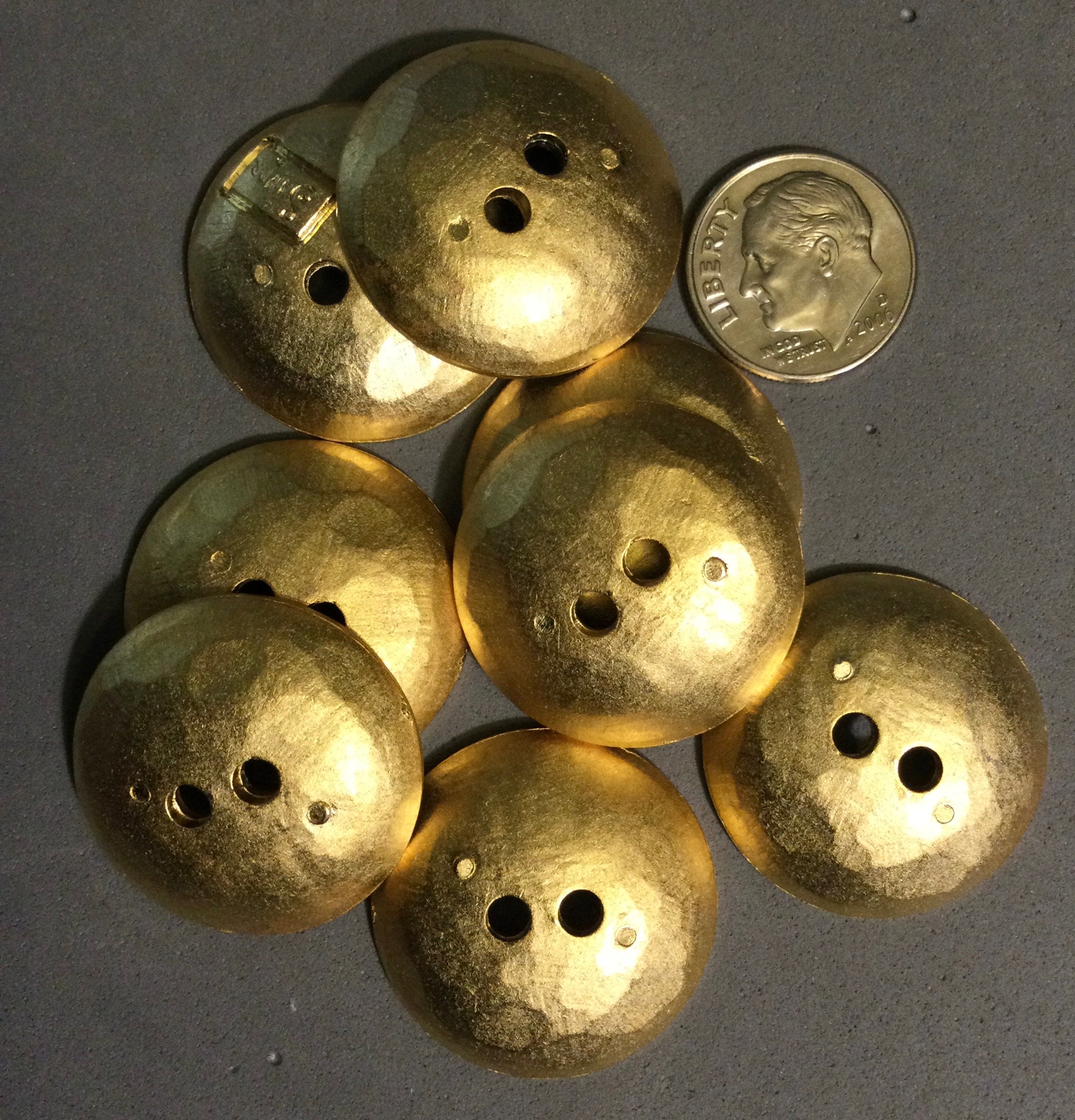 8 GREEN ENAMELED GOLD Buttons, 1” - Etsy