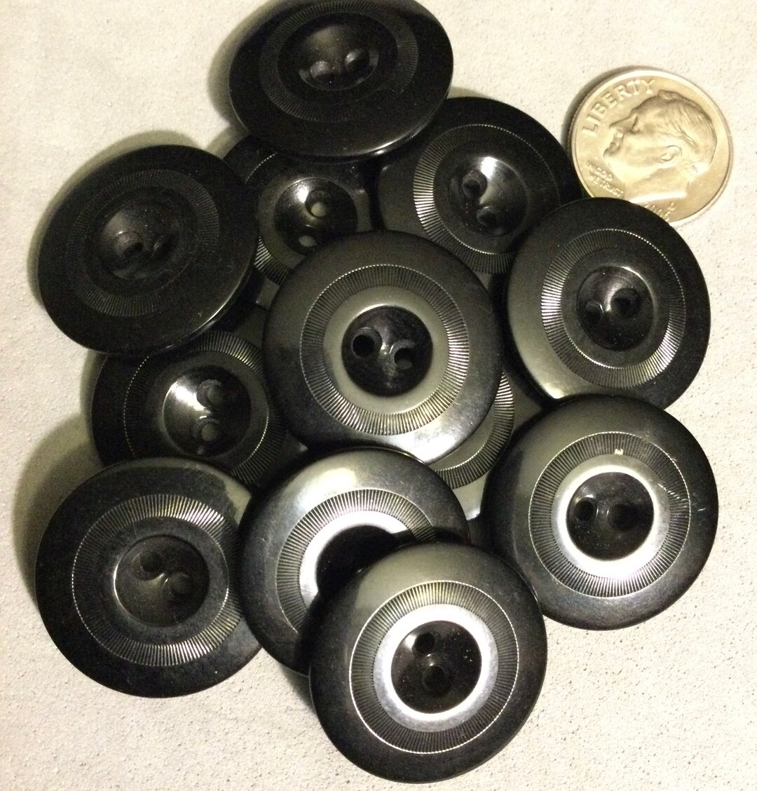 12 “VEGETABLE IVORY” BUTTONS, Vintage - Etsy