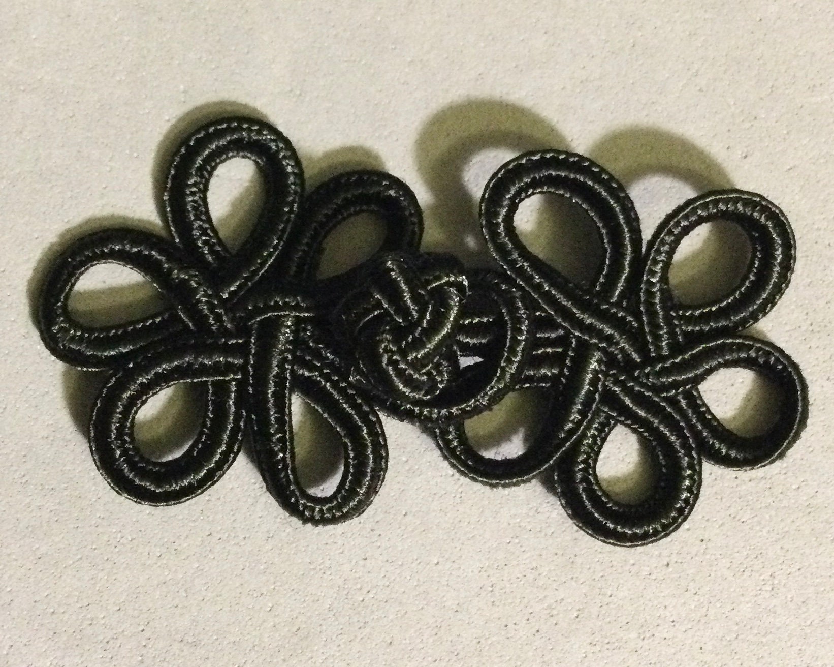 FROG CLOSURE, BLACK Cord - Etsy