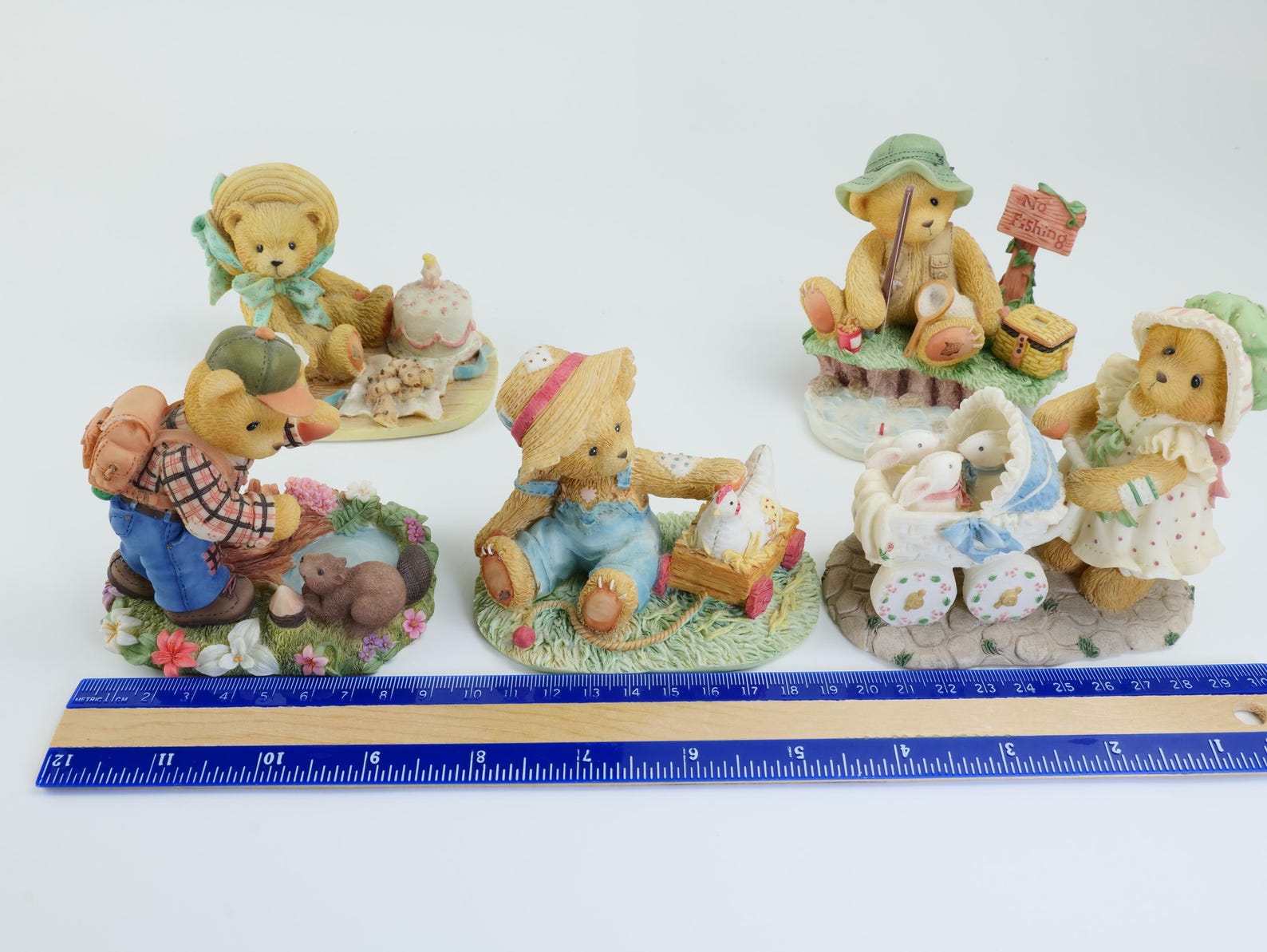 Vintage Cherished Teddies Figurines, Enesco Collectible Resin Bears ...