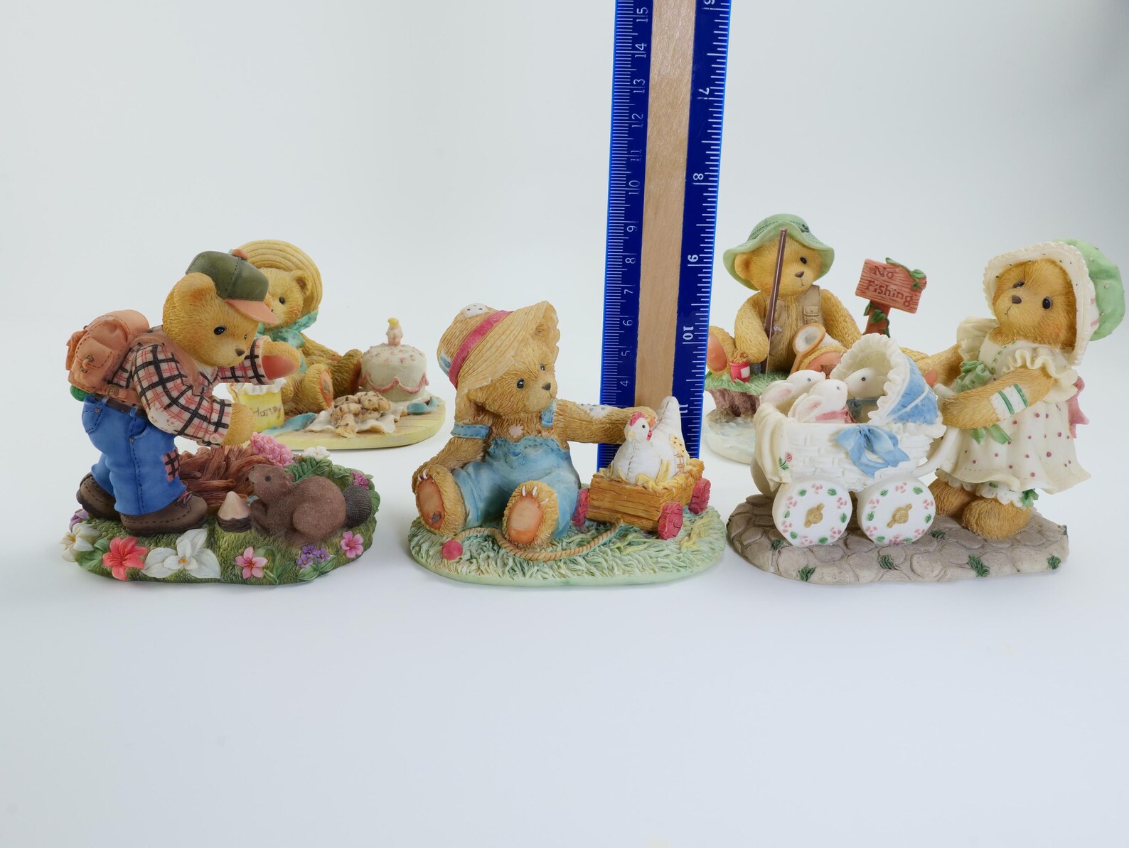 Vintage Cherished Teddies Figurines, Enesco Collectible Resin Bears ...