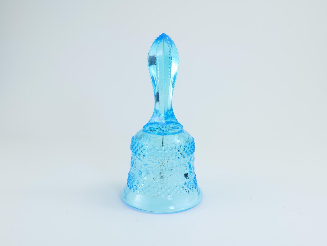 Vintage Aqua Blue Glass Bell – Decorative Collectible Home Decor - Etsy