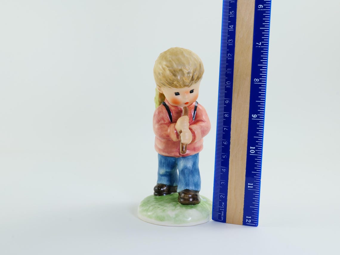 Vintage Goebel Charlot Byj Figurine, Boy Hiker With Flute, W Germany - Etsy