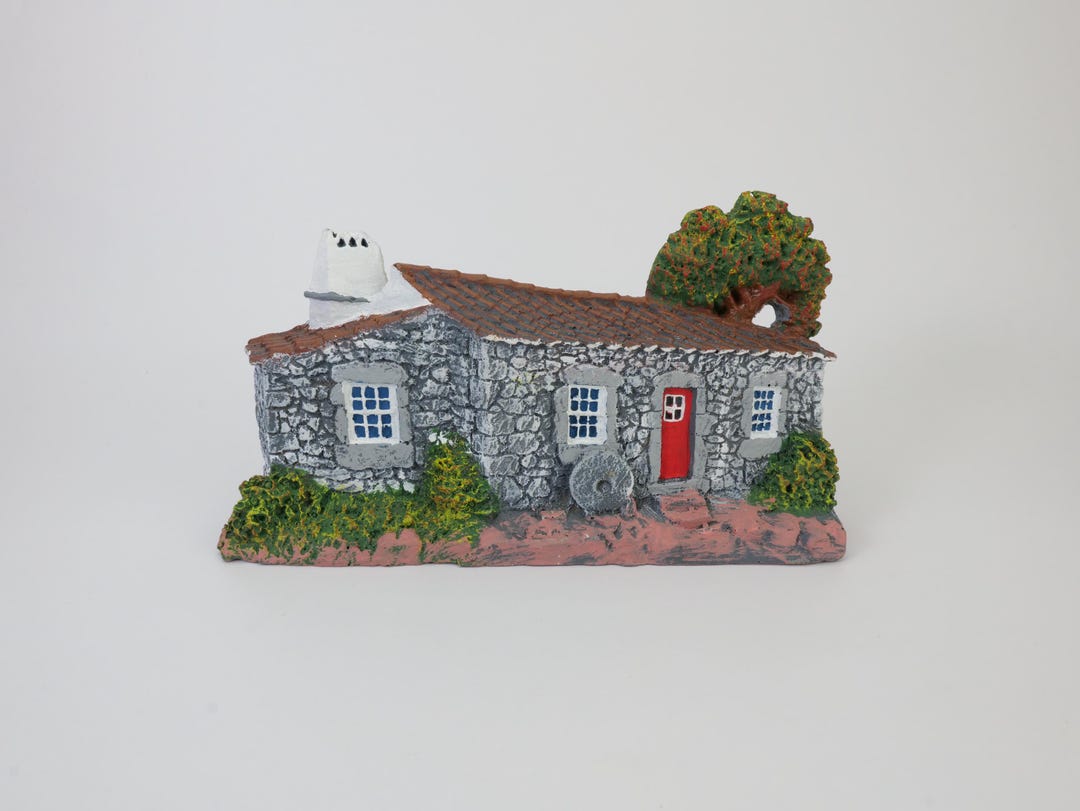Handcrafted Azorean Basalt House Figurine - Made in Portugal ...