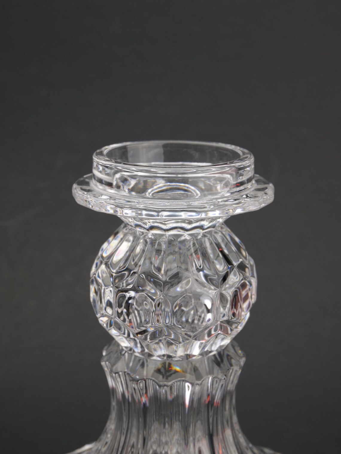 Partylite Astoria Tealight Fairy Lamp Base - Vintage Crystal Candle ...