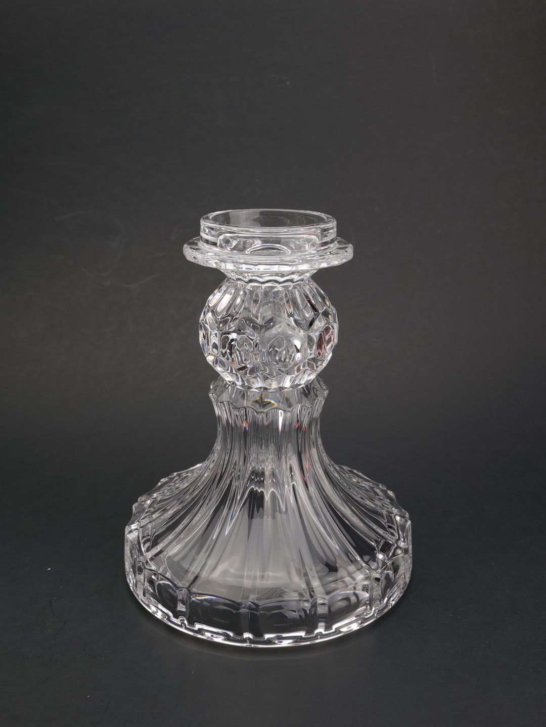 Partylite Astoria Tealight Fairy Lamp Base - Vintage Crystal Candle ...