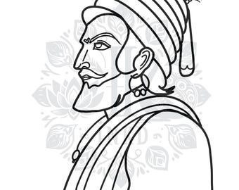 Bhagat Singh Coloring Page Freedom Fighter Coloring Page Indian ...