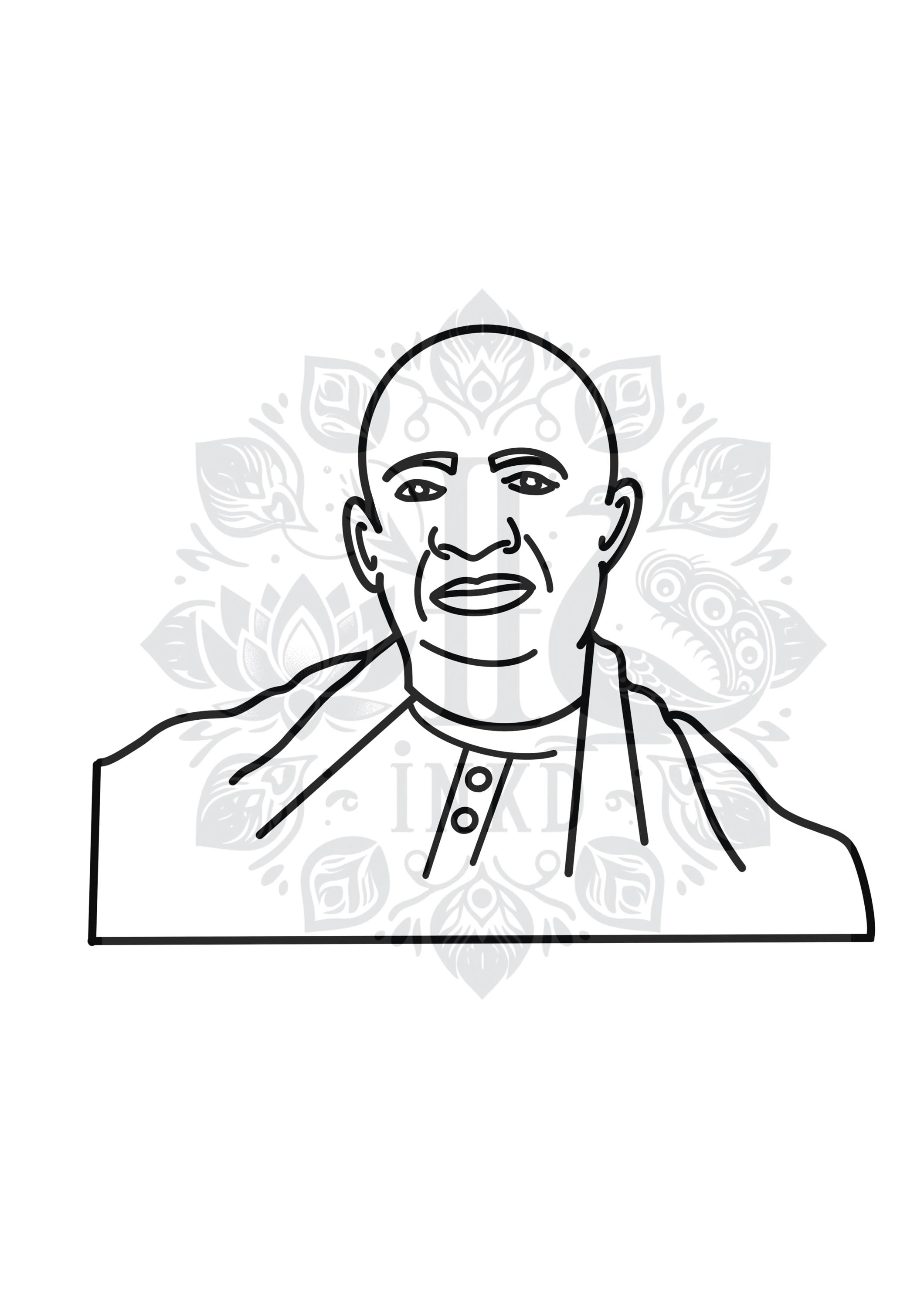 Sardar Vallabhbhai Patel | Freedom Fighter Coloring Page | Indian ...