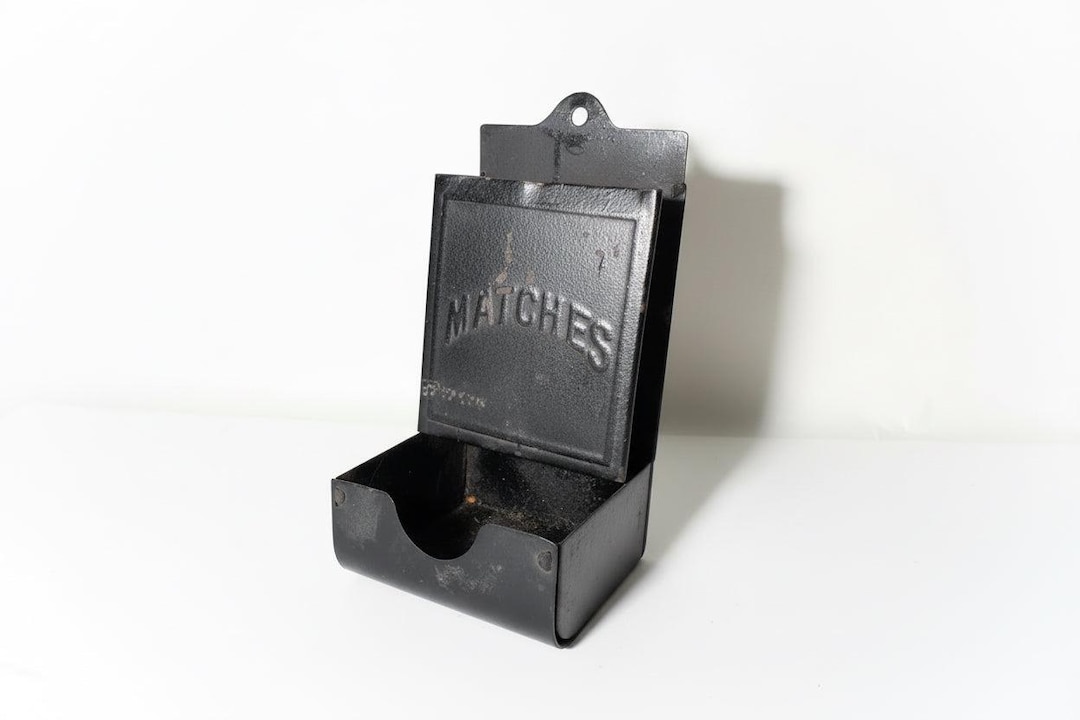 Vintage Metal Match Dispenser - Etsy