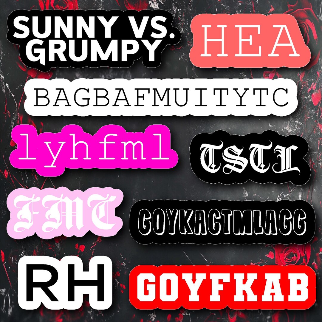 Smut Lover Booktok Tropes Acronym HEA Lyhfml Sunny Vs Grumpy Rh Fmc ...