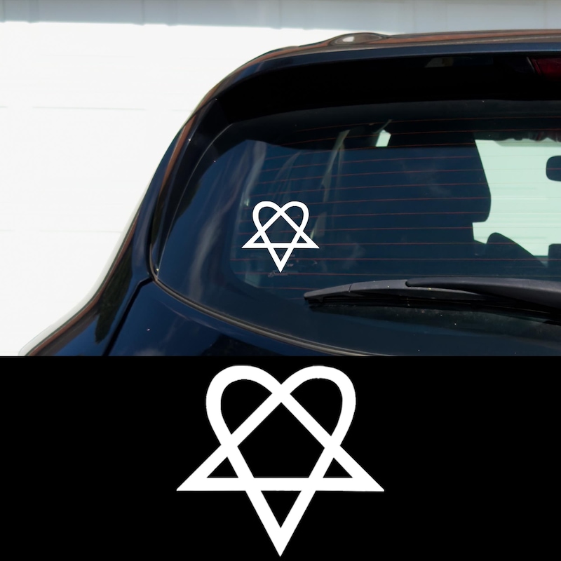 Witch Symbol Car Decal - Etsy