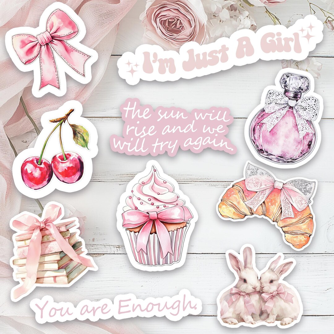 Coquette Cutesy Cute Paste Pink Girly Pop Books Bunny Cherry Cherries ...
