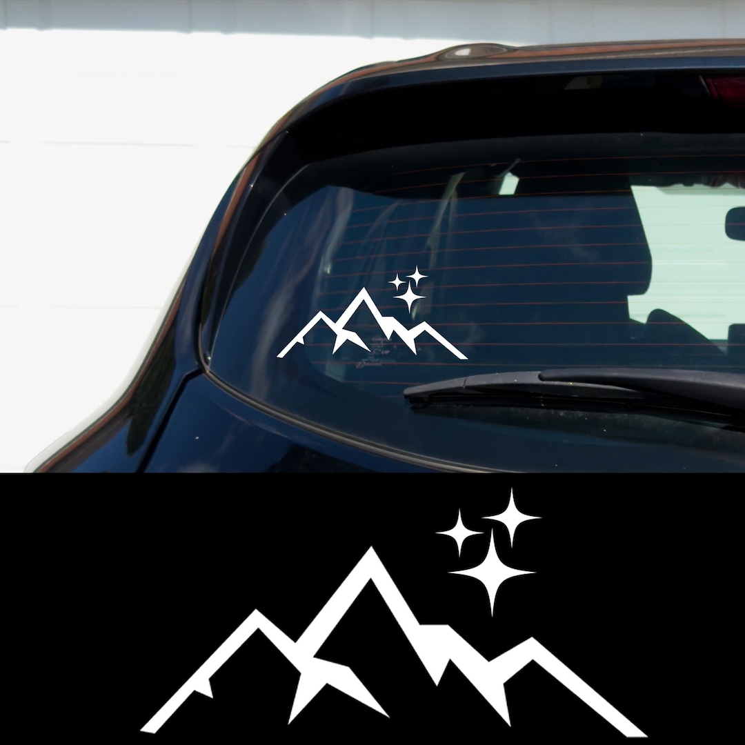 Mountain Stars Velaris Court of Nightmares Vinyl Car Decal Bookish Car ...