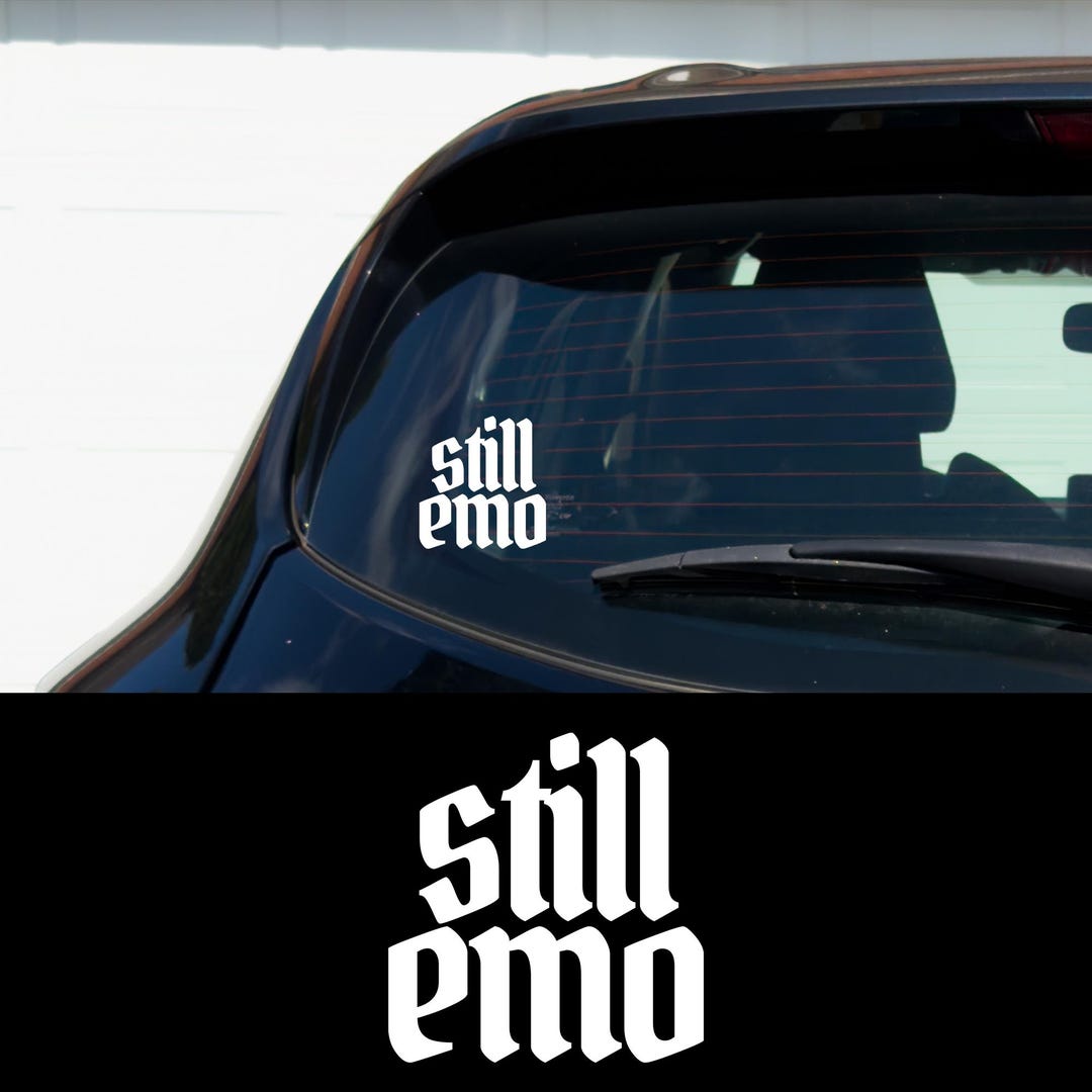 Still Emo Car Decal Vinyl Sticker Goth Emo Girl Aesthetic Waterproof ...