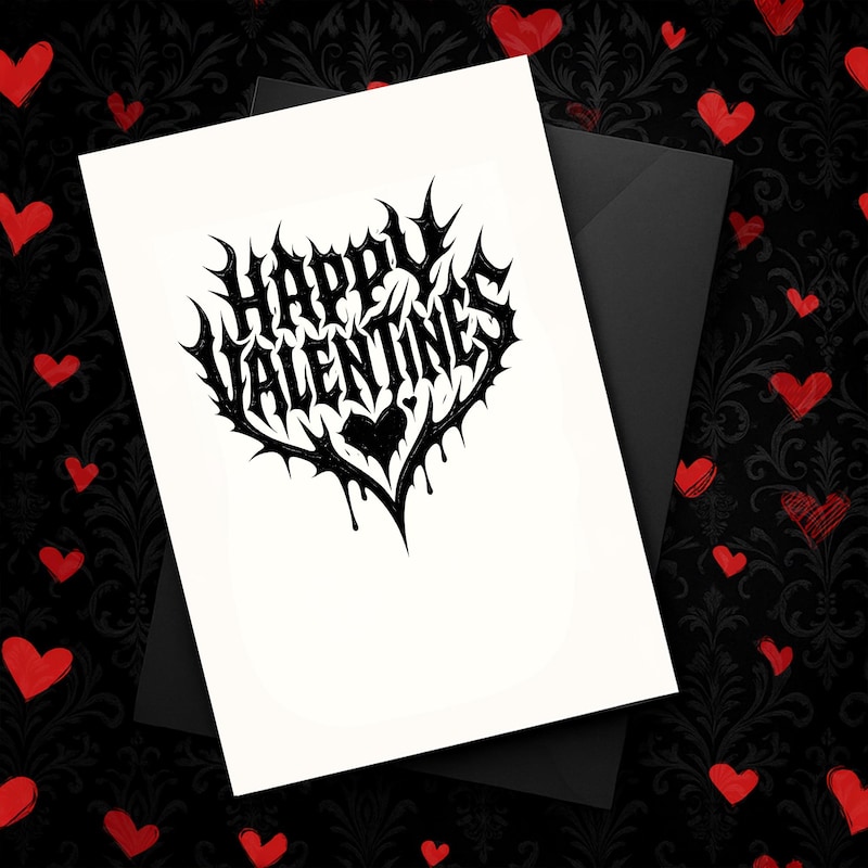 Emo Valentine’s Day Cards - Etsy