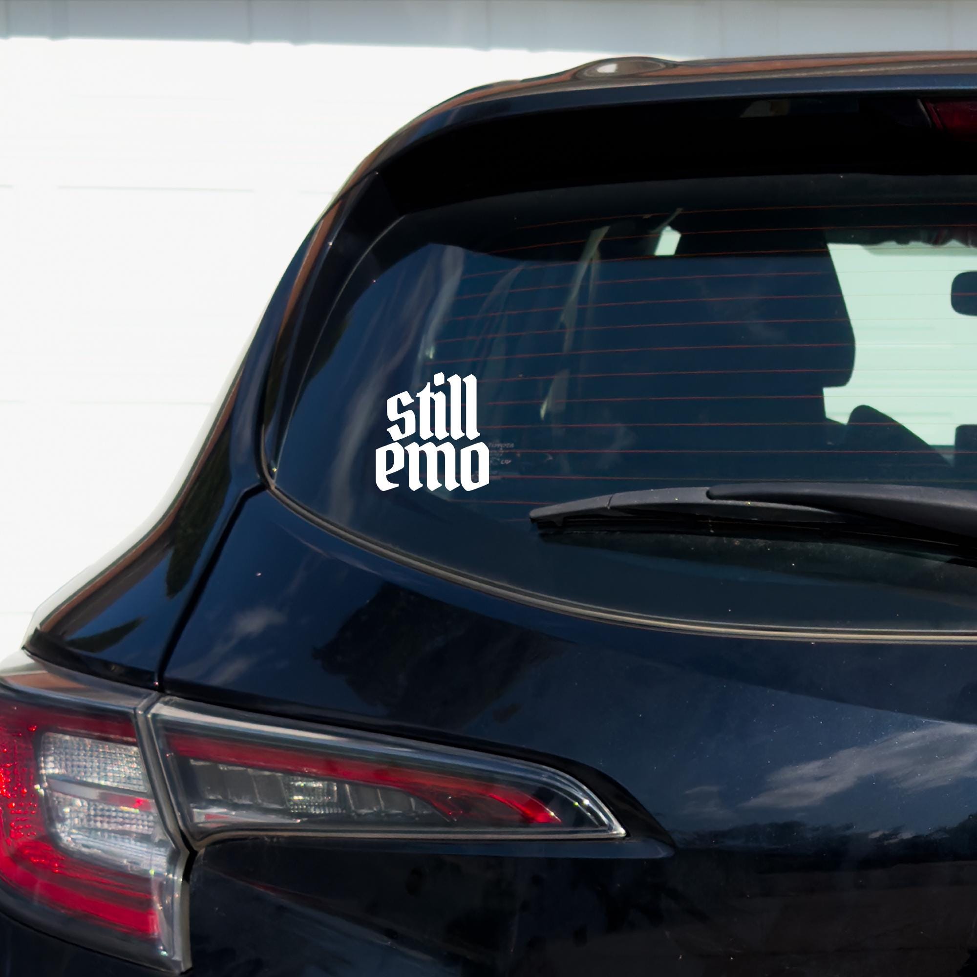 Still Emo Car Decal Vinyl Sticker Goth Emo Girl Aesthetic Waterproof ...