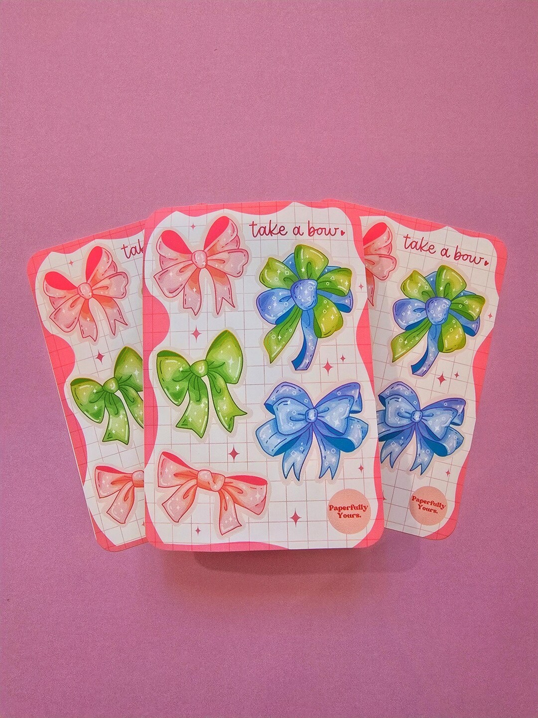 Coquette Cute Stickers Sheets for Journal - Books - Friends - Bow ...