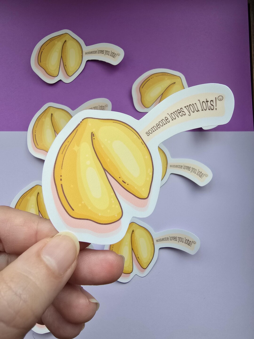 Fortune Cookie Cute Sticker for Laptop - Water Bottle - Journal Etc ...