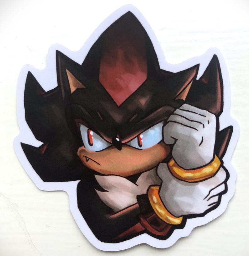 Sonic, Shadow & Silver - Matte Stickers [sonic the Hedgehog Inspired ...