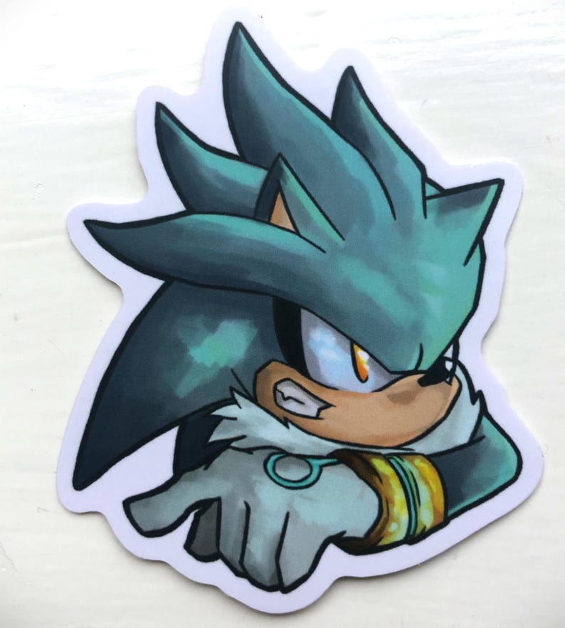 Sonic, Shadow & Silver - Matte Stickers [sonic the Hedgehog Inspired ...