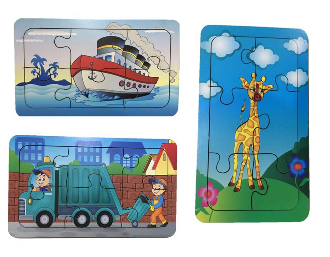 Animal Puzzles for Kids Early Years Puzzle Fine Motor Homeschool ...