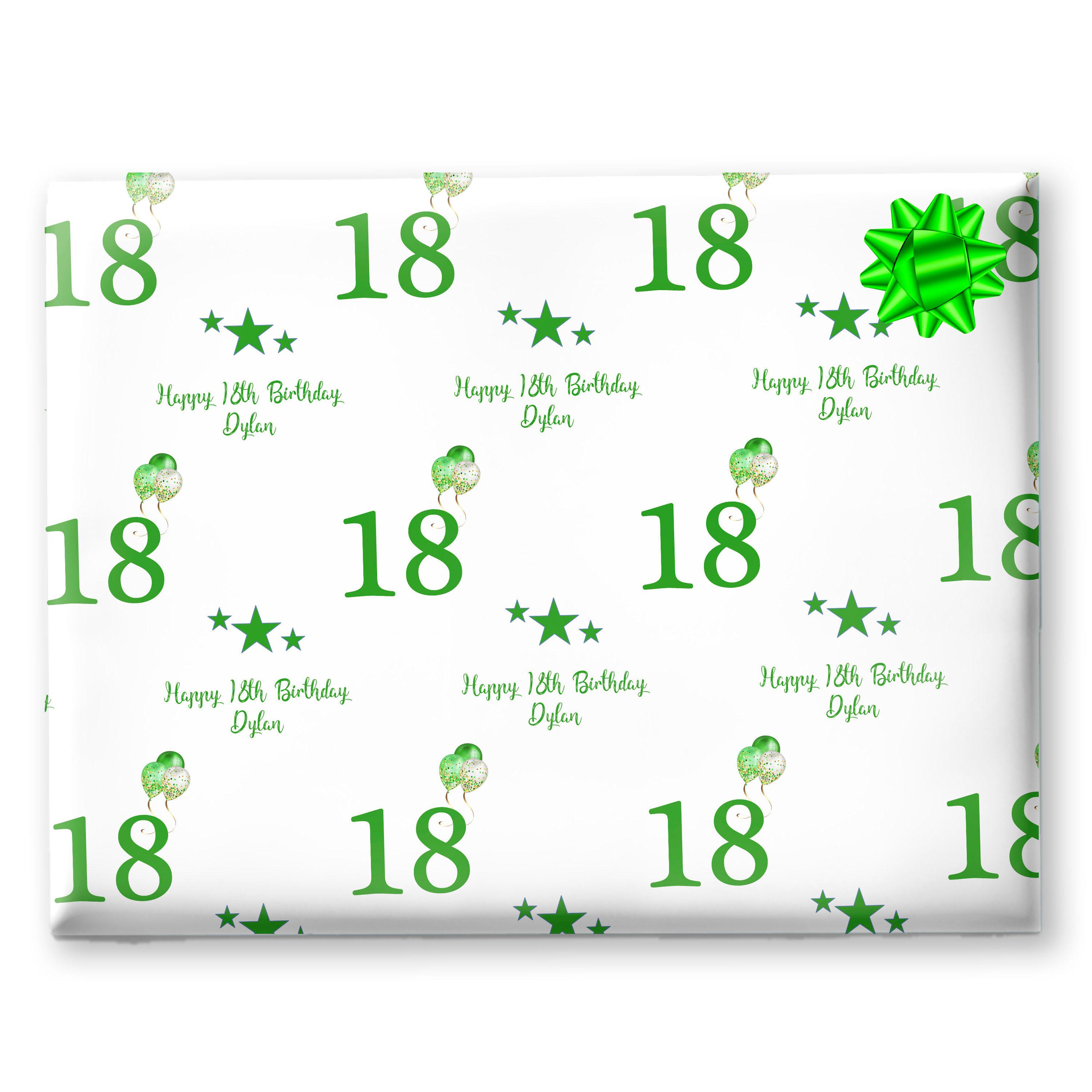 Personalised Gift Wrap / Personalised Birthday Wrapping Paper ...