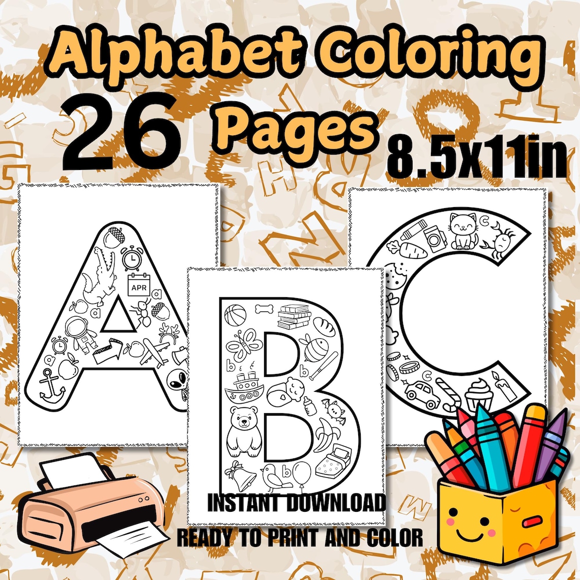 Alphabet Coloring Pages Alphabet Coloring Sheets Letters to Print ...
