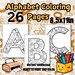 Alphabet Coloring Pages Alphabet Coloring Sheets Letters to Print ...