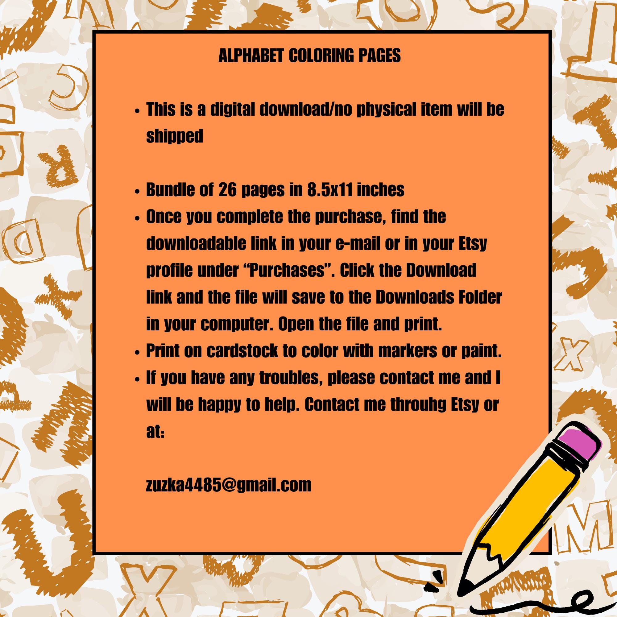 Alphabet Coloring Pages Alphabet Coloring Sheets Letters to Print ...