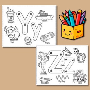 Alphabet Coloring Pages Alphabet Tracing Alphabet Activity Pages ...
