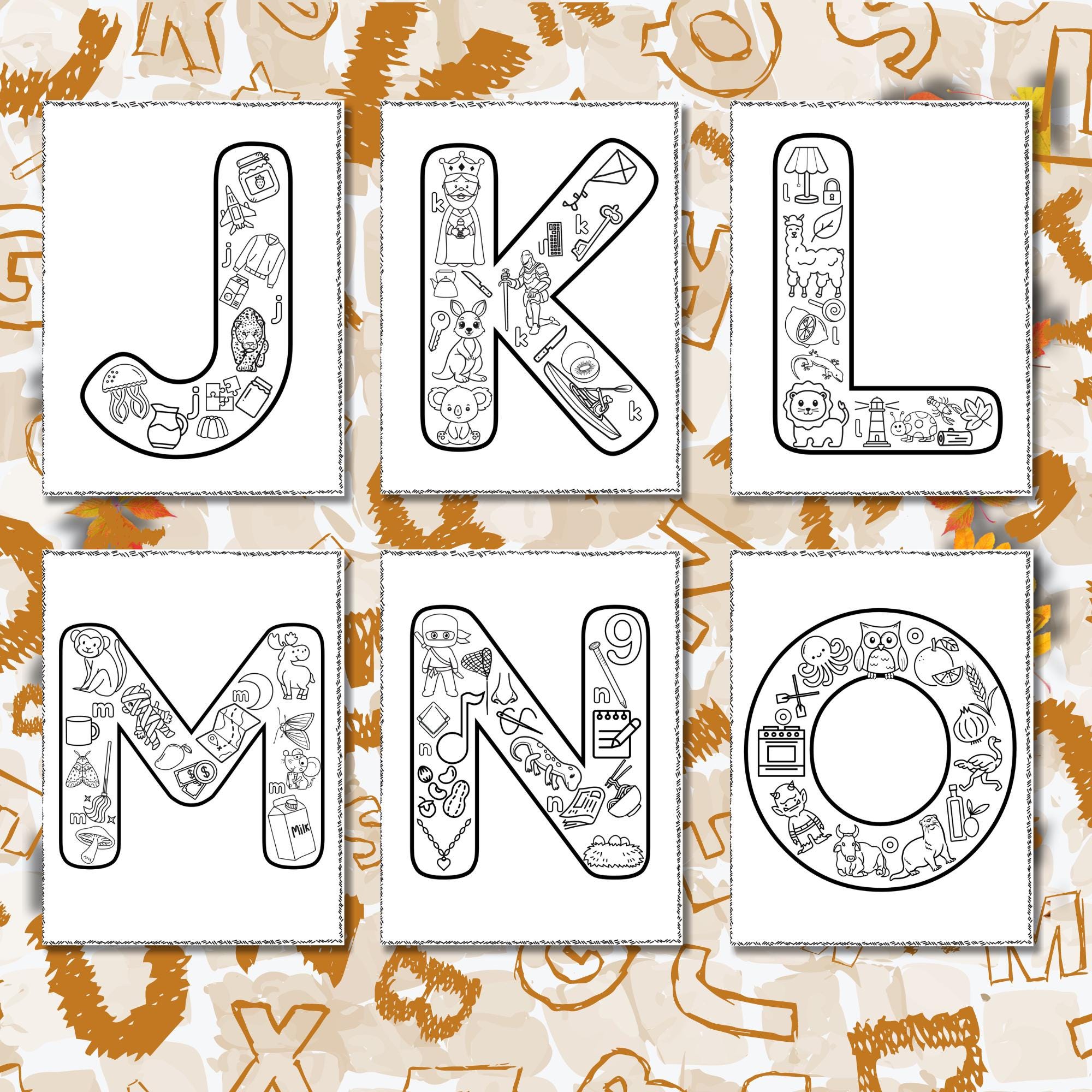 Alphabet Coloring Pages Alphabet Coloring Sheets Letters to Print ...