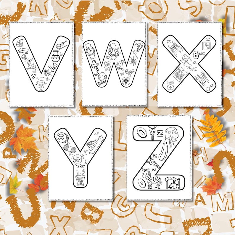Alphabet Coloring Pages Alphabet Coloring Sheets Letters to Print ...