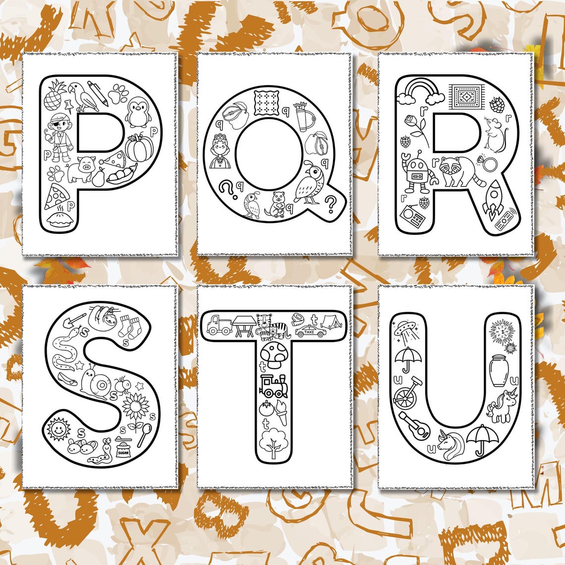 Alphabet Coloring Pages Alphabet Coloring Sheets Letters to Print ...