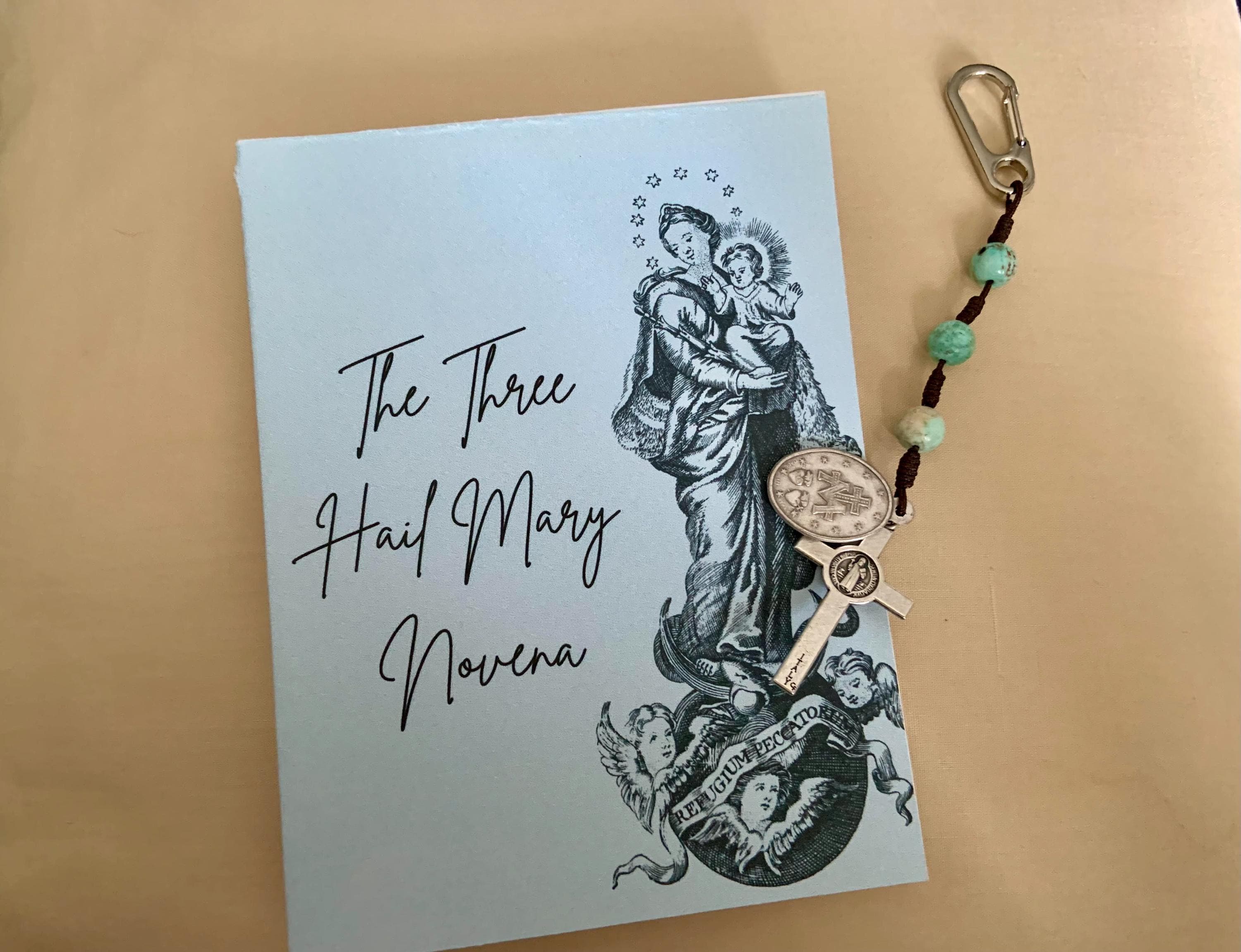 Three Hail Mary Novena Printable PDF Booklet, Three Hail Mary Novena ...
