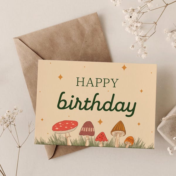 Nature Birthday Cards - Etsy