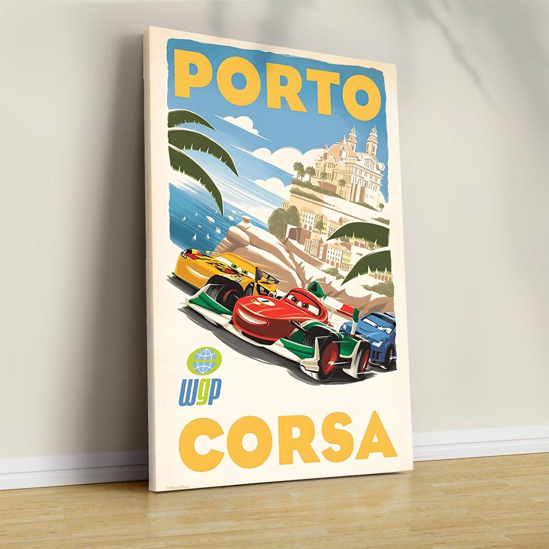Piston Cup Movie Poster: Retro Minimalist Art for Kids Room - Etsy