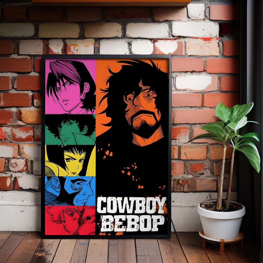Cowboy Bebop Poster, Cowboy Bebop Print, Manga Gift, Anime Poster ...