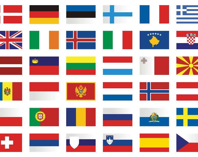 Set of 20 International Country Flags Set of International Flags 3 X 5 ...