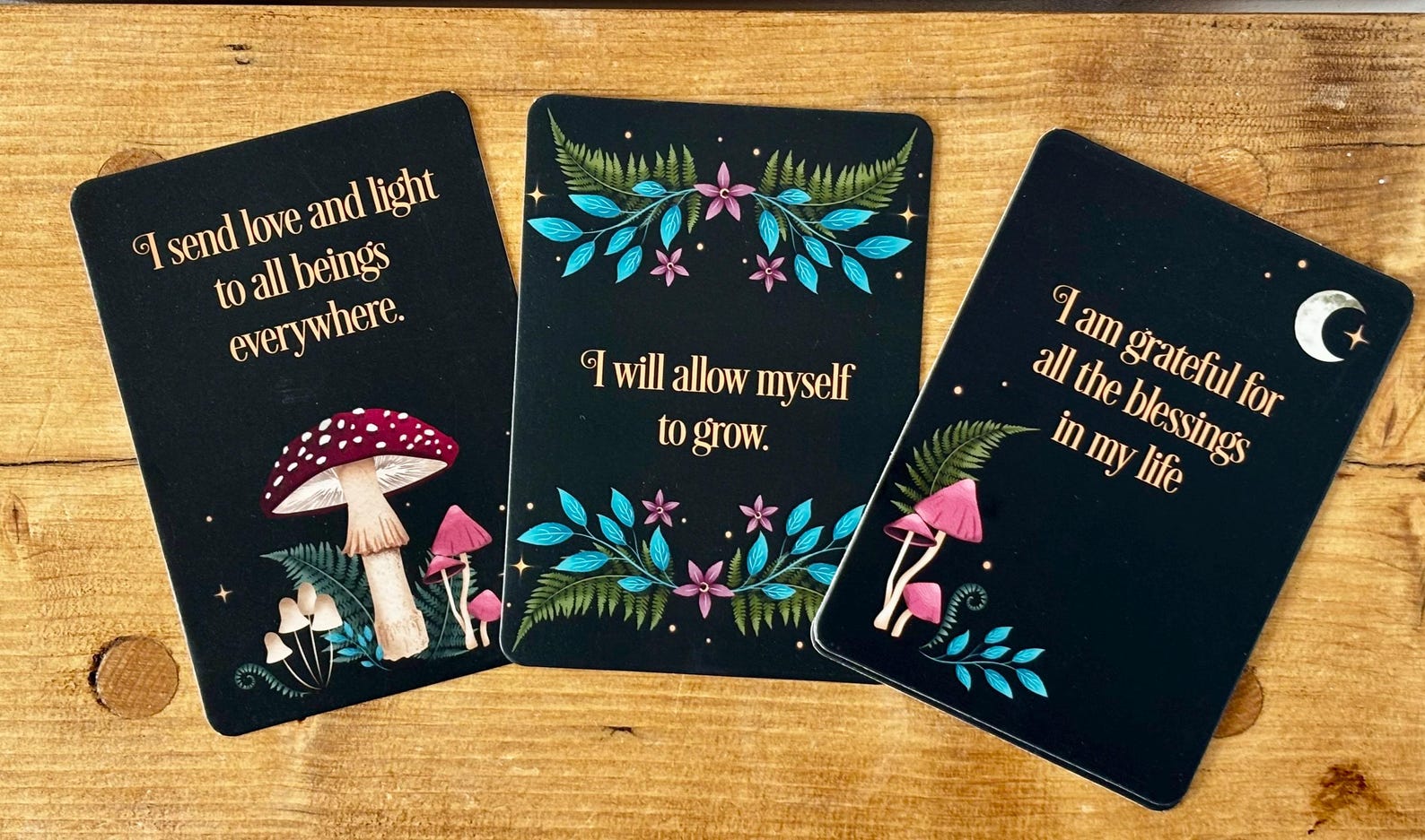 Dark Forest Themes Affirmation Cards Journals Notebooks - Etsy