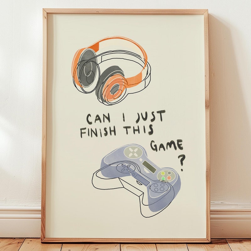 Videogame Poster - Etsy