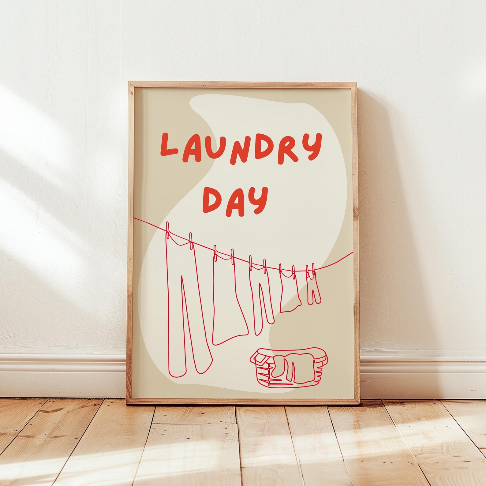 Decor for Apartment Laundry Room Sign Poster Printable Wall Art Home ...