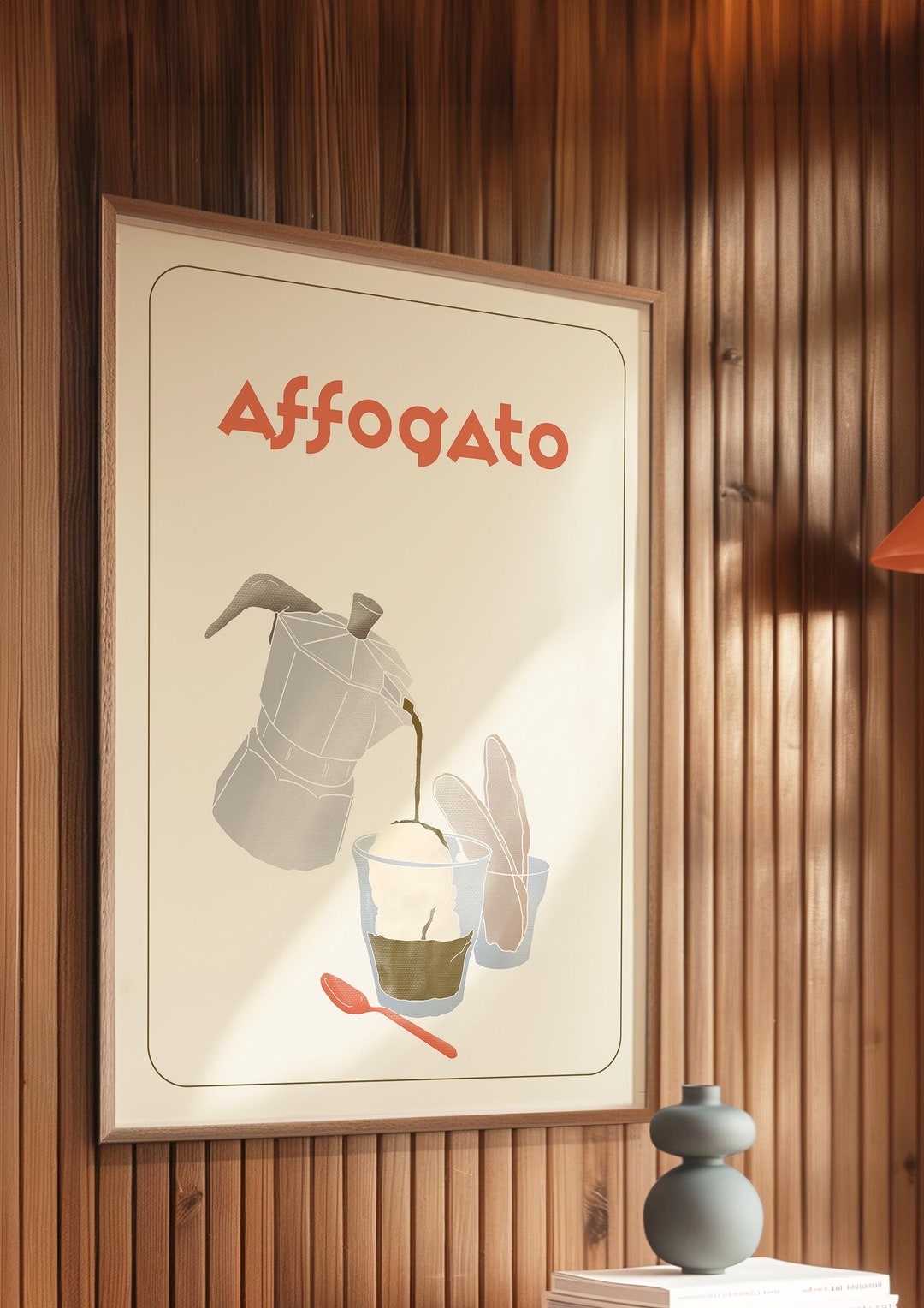 Affogato Coffee Poster Instant Download, Vintage Coffee Print, Coffee ...